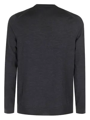 ZANONE Wool Crew Neck Sweater - Grey