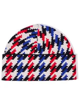 Perfect Moment Patterned Intarsia-knit Beanie - White