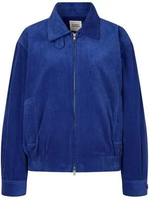STUDIO TOMBOY Corduroy Bomber Jacket - Blue