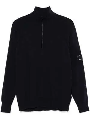 C.P. COMPANY Half-zip Sweater - Blue