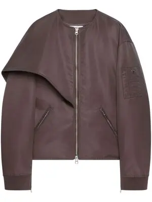 COURREGES Bow-collar Bomber Jacket