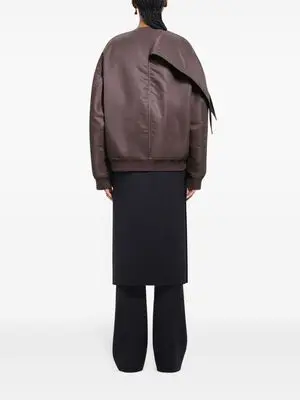 COURREGES Bow-collar Bomber Jacket