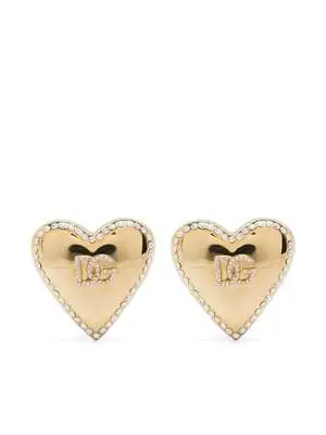 Dolce & Gabbana Heart Clip-on Earrings - Gold