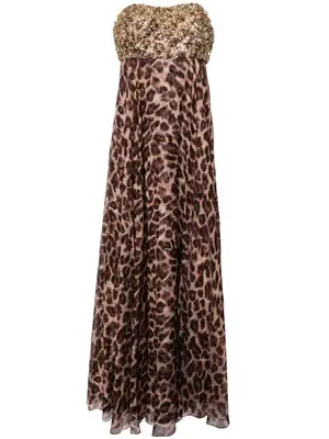 Sachin & Babi Animal Print Evening Dresses