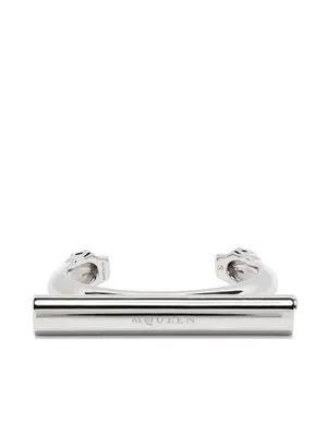 Alexander McQueen Short Cross-bar Bracelet - Silver