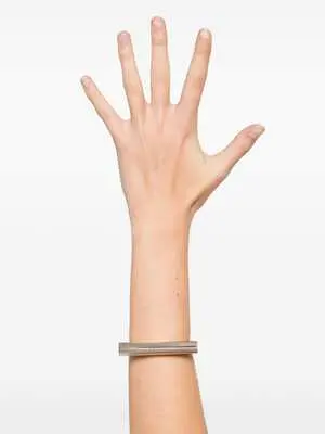 Alexander McQueen Short Cross-bar Bracelet - Silver