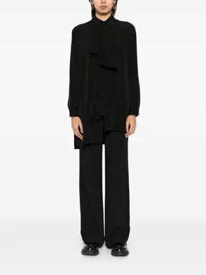 Yohji Yamamoto Asymmetric Shirt - Black