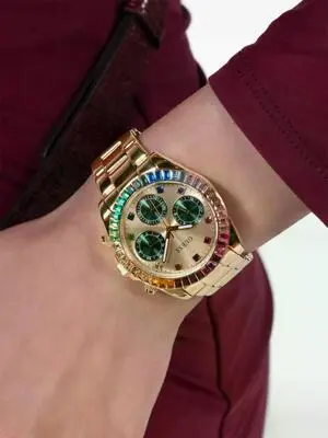 Guess Baguette-crystal 38mm Watch