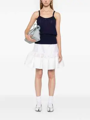 JW Anderson Pointelle-knit Top - Blue