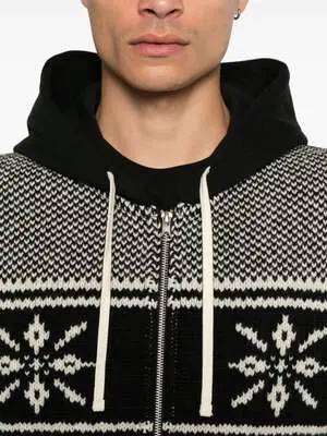Junya Watanabe Intarsia-knit Hoodie