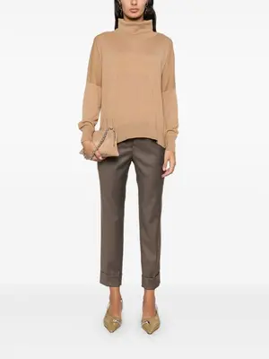 BLANCA VITA Virgin Wool Sweater - Neutrals