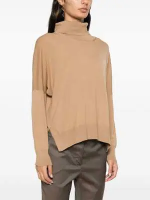 BLANCA VITA Virgin Wool Sweater - Neutrals