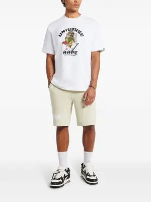 AAPE BY *A BATHING APE Logo-patch Shorts