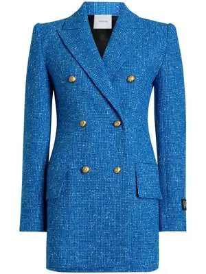 Patou Double-breasted Blazer - Blue