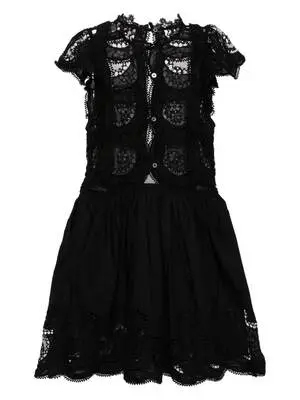 Sea Flutter Sleeve Dress