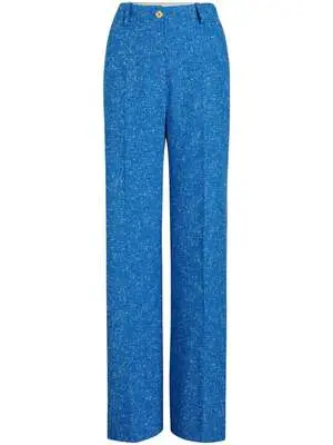 PATOU Iconic Tweed Trousers - Blue