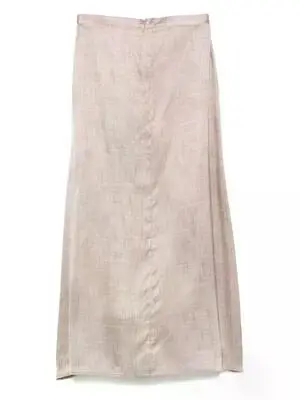 Kiton Pleat-detail Midi Skirt