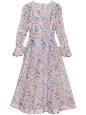 Zimmermann Eden Floral-print Midi Dress