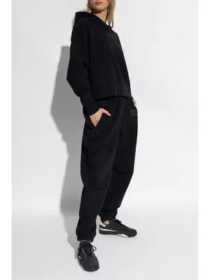Canada Goose Logo-print Hoodie - Black