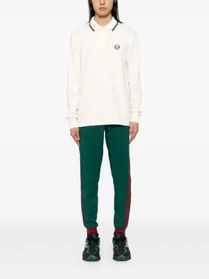 SERGIO TACCHINI Logo-embroidered Polo Shirt