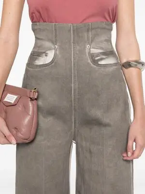 Rick Owens Dirt Cooper Wide-leg Jeans - Grey