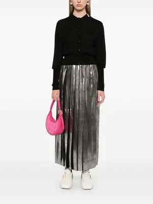 MSGM Pleated Midi Skirt