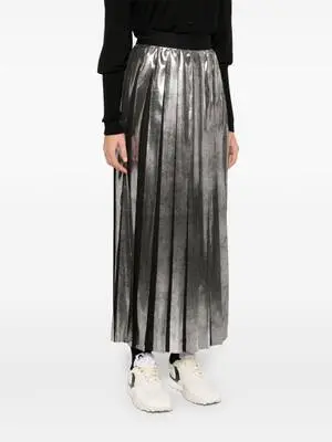 MSGM Pleated Midi Skirt