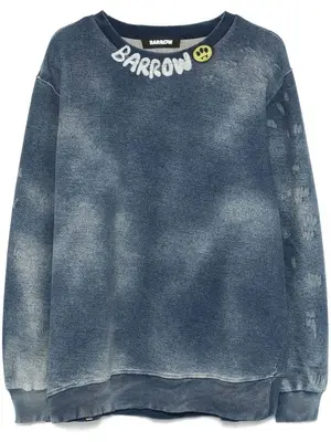 BARROW Denim Sweatshirt