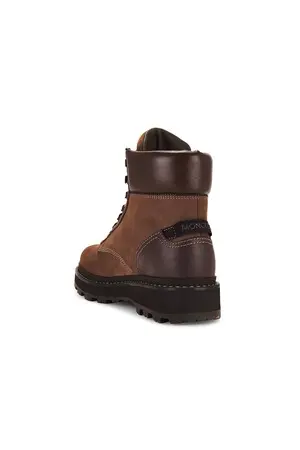 Moncler Peka Ankle Boots - Chocolate
