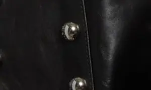 Alexander McQueen Studded Leather Bomber Jacket