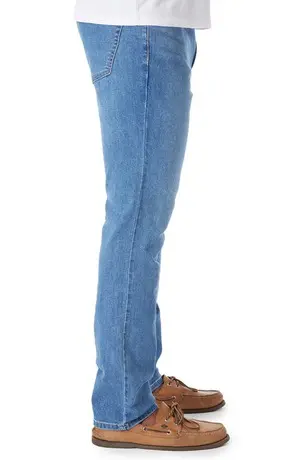 FAIR HARBOR Driftwood Straight Leg Jeans - Beach Wash