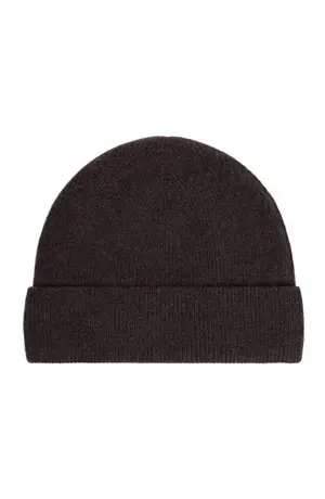 Sandro Cashmere Beanie - Chocolate