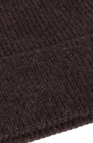 Sandro Cashmere Beanie - Chocolate