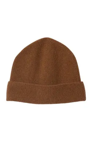 Sandro Cashmere Beanie Cognac
