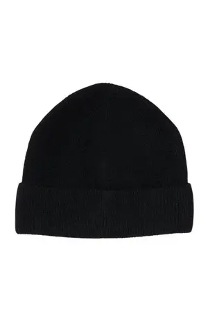 Sandro Cashmere Beanie Dark Black