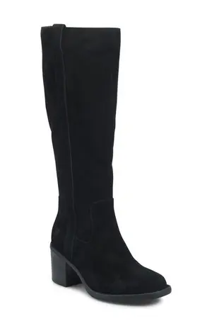 BØRN Børn Harding Knee High Boots Black Suede
