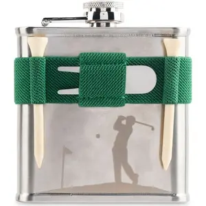 KIKKERLAND DESIGN Golf Flask - Multi