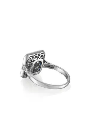 MINDI MOND French Diamond & Sapphire Statement Ring