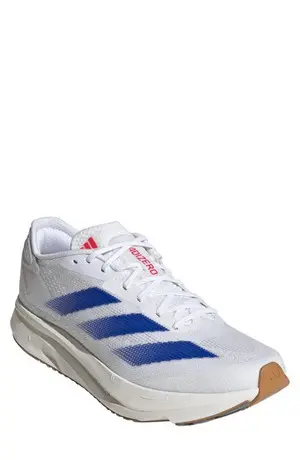 Adidas Adizero Sl2 Athletic Sneakers White/ Royal Blue/ Ruby