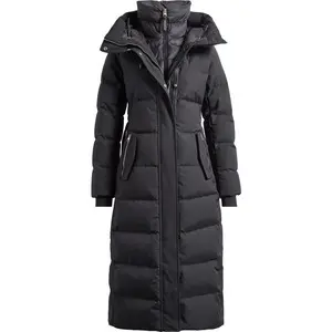 Mackage Shyla Down Coat With Removable Quilted Bib - Black