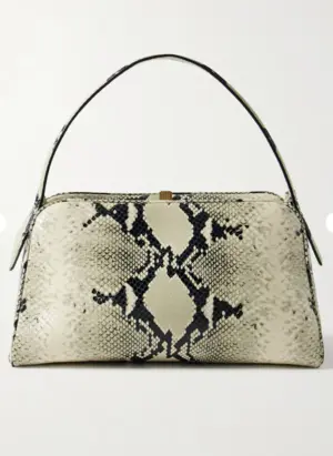 Khaite KHAITE Cate Snake-effect Leather Tote Multi