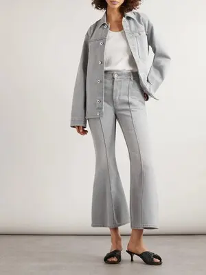Bottega Veneta Cropped Flared Jeans