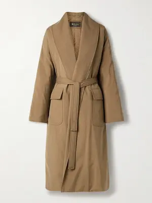 Loro Piana Dwight Silk Coat - Brown
