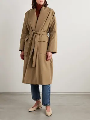 Loro Piana Dwight Silk Coat - Brown