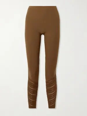 Wolford Perforated Wool-blend Leggings