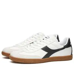 DIADORA Leather Trainer - White/black