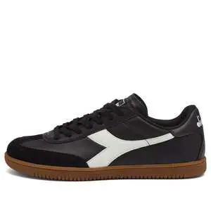 DIADORA Leather Trainer - Black/white