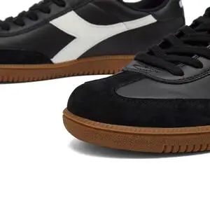 DIADORA Leather Trainer - Black/white