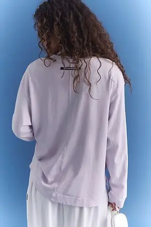 Free People Hustle Layer Top - Cool Lilac