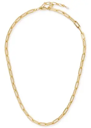 Anni Lu 18kt -plated Chain Necklace - Gold
